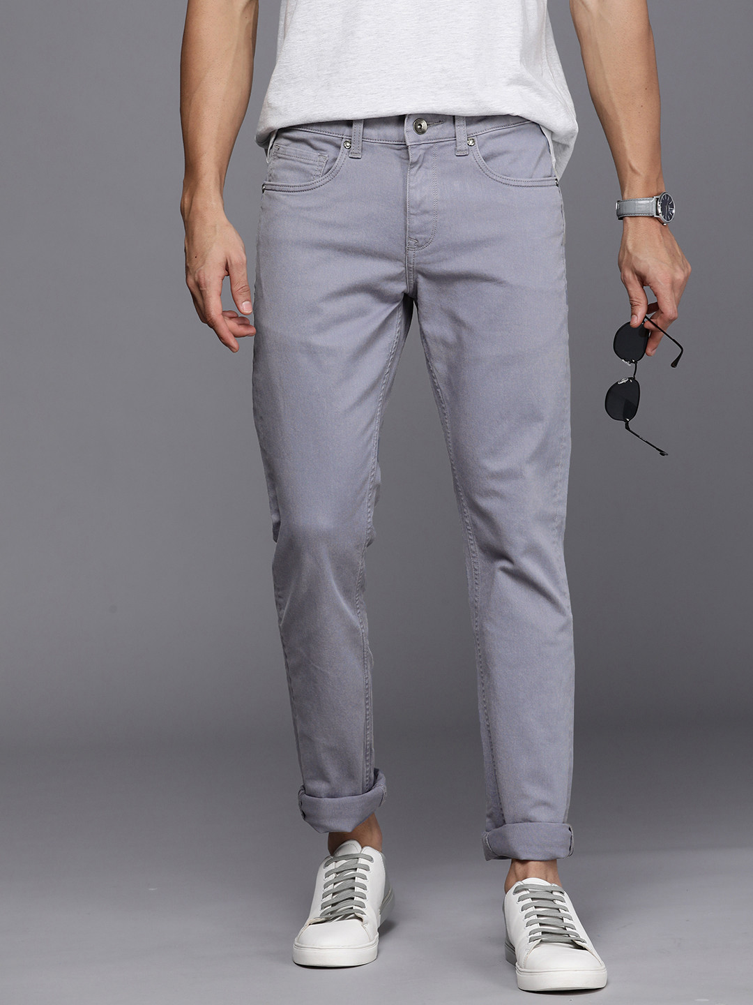 Buy Louis Philippe Jeans Men Slim Fit Low Rise Stretchable Jeans ...