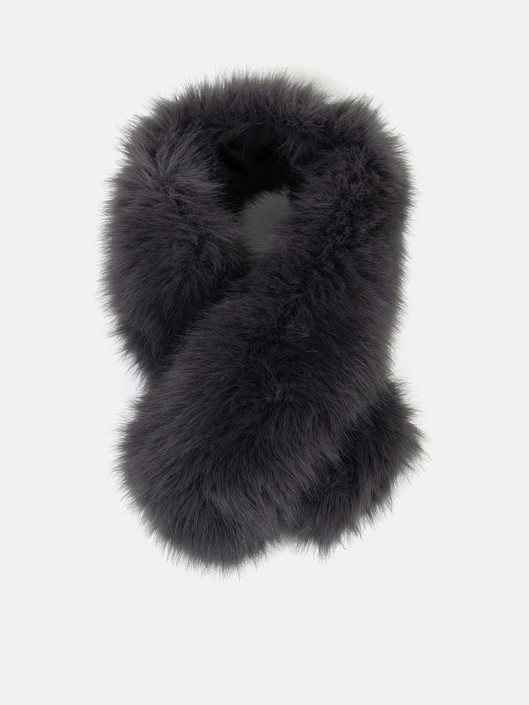Buy Kazo Women Grey Faux Fur Scarf - Scarves for Women 20658888 | Myntra