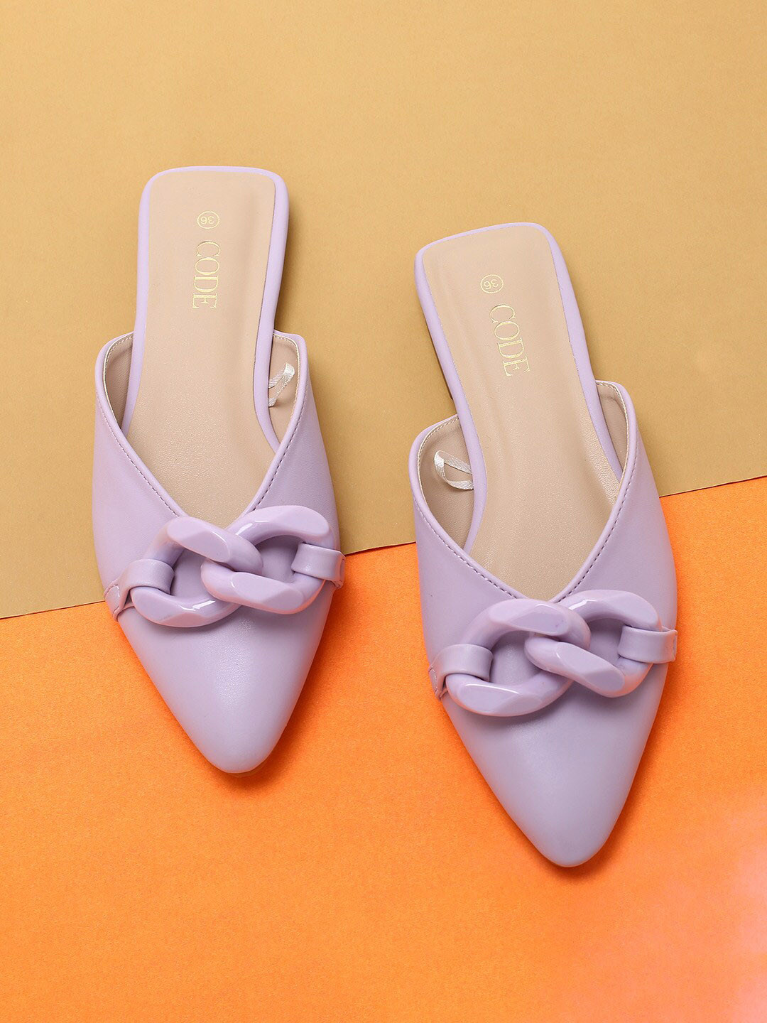 Buy CODE By Lifestyle Women Violet Slip On Flats - Flats for Women ...