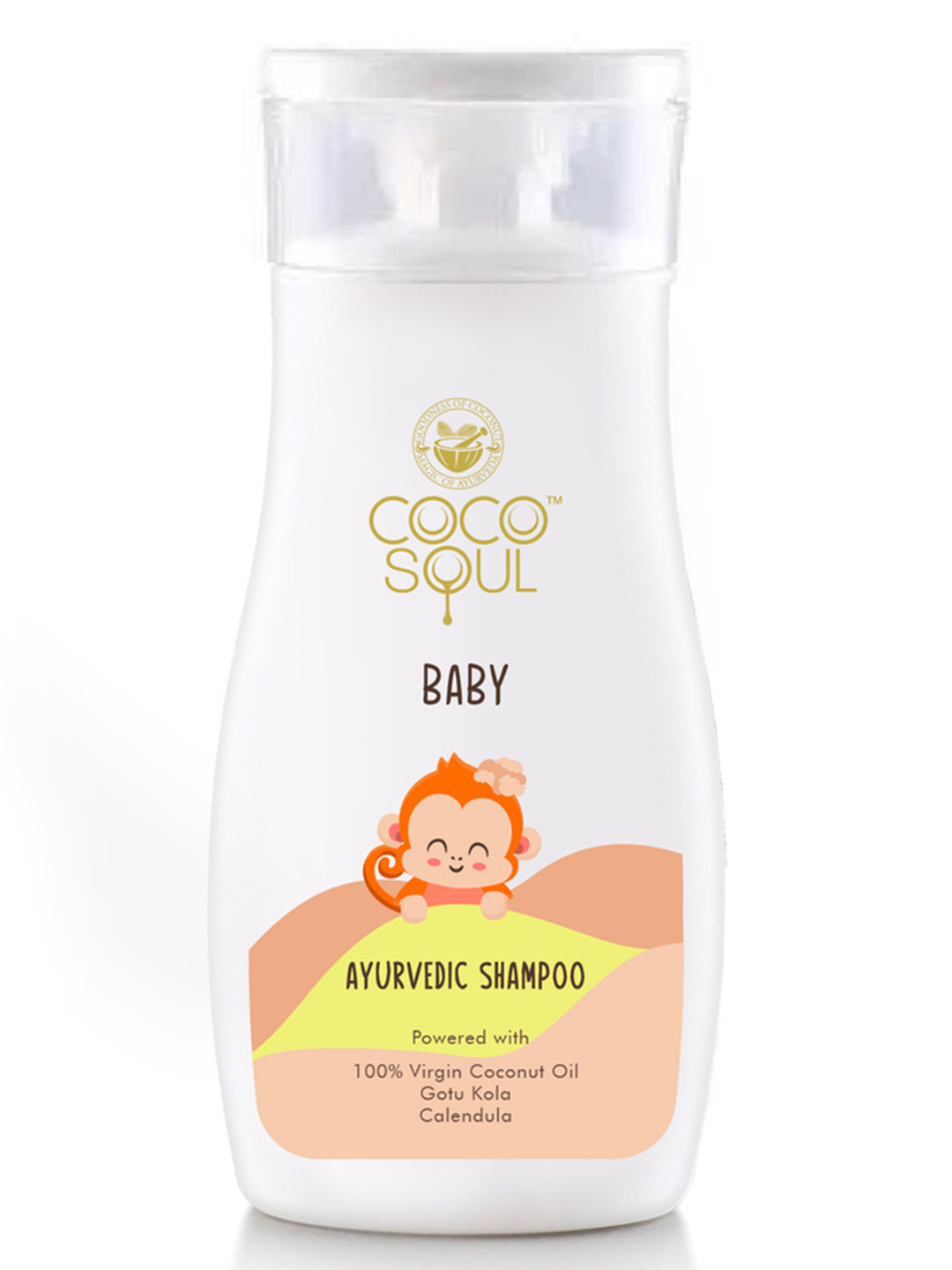 Buy Coco Soul Virgin Coconut Oil Baby Ayurvedic Shampoo 200ml - Shampoo ...