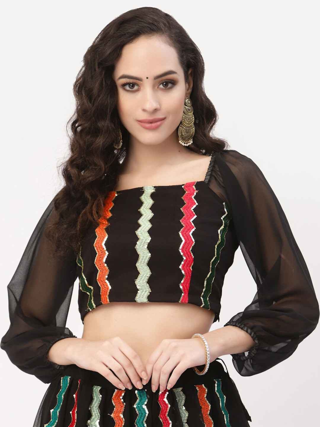 Buy Studio Rasa Embroidered Crop Top - Tops for Women 20670256 | Myntra