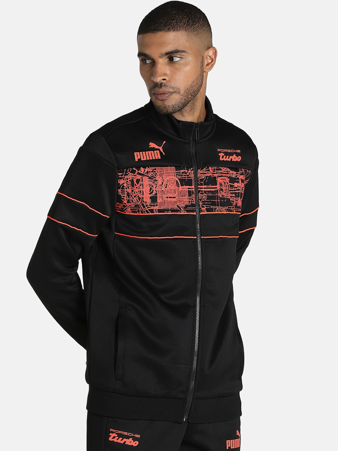 Buy PUMA Motorsport Men Porsche Legacy Sds Regular Fit Track Jacket ...