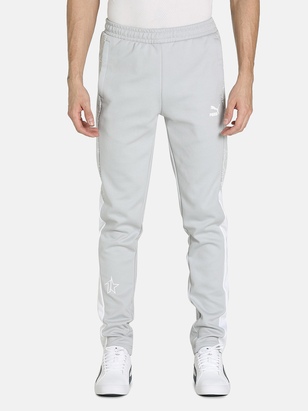 Buy Puma Men Grey X 1DER KL Rahul Character Pants - Track Pants for Men ...