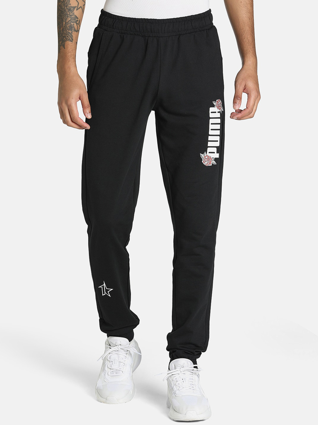 Buy Puma Men Slim Fit Solid X 1DER KL Rahul Grunge Pants Solid Logo ...