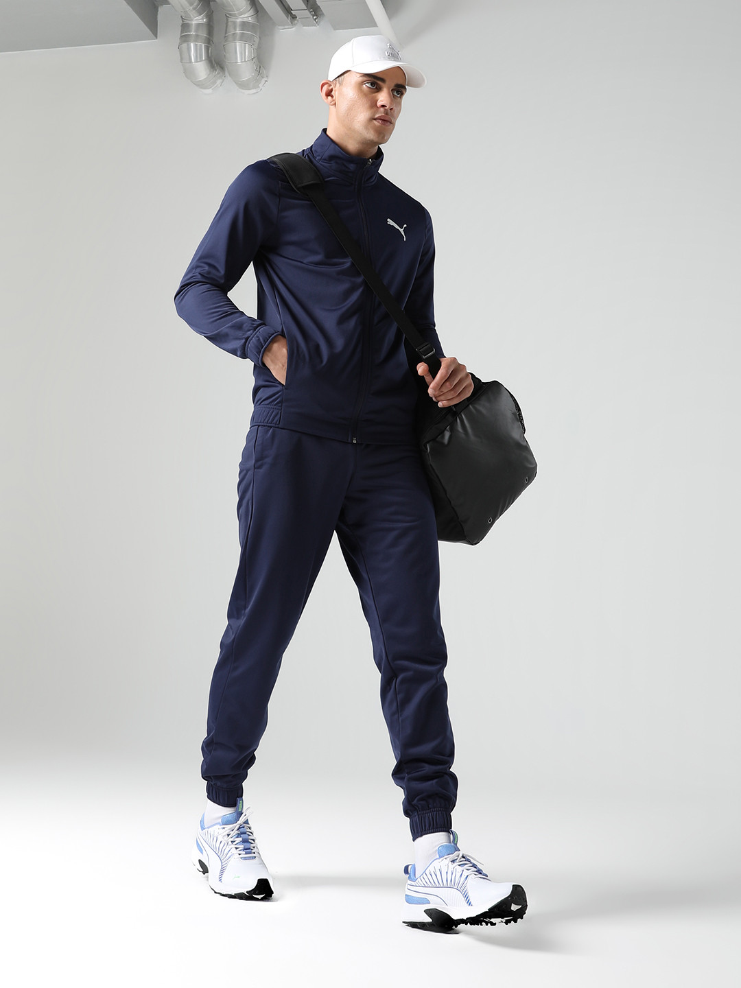 Buy Puma Men CR Regular Fit Tracksuit - Tracksuits for Men 20673776 ...