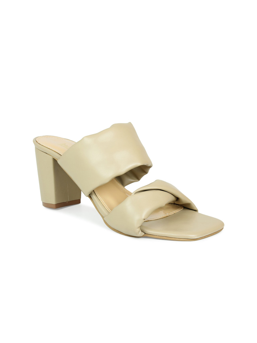 Buy Inc 5 Women Beige Block Heels - Heels for Women 20700622 | Myntra