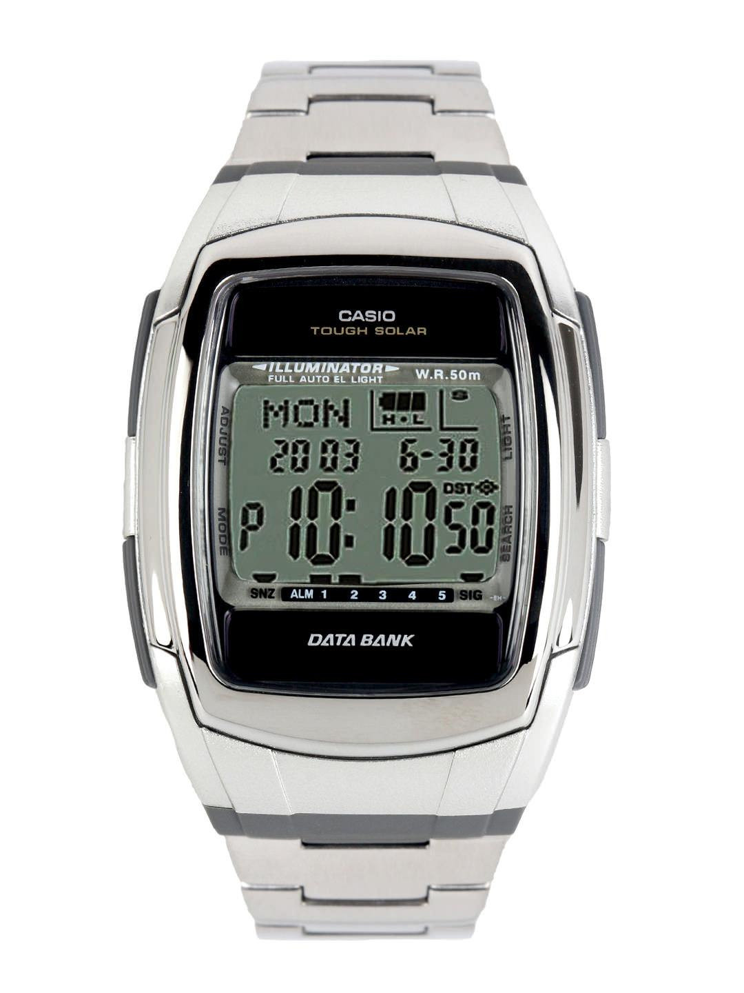 Buy CASIO Youth Men Silver Toned Digital Watch DB29 - Watches for Men ...