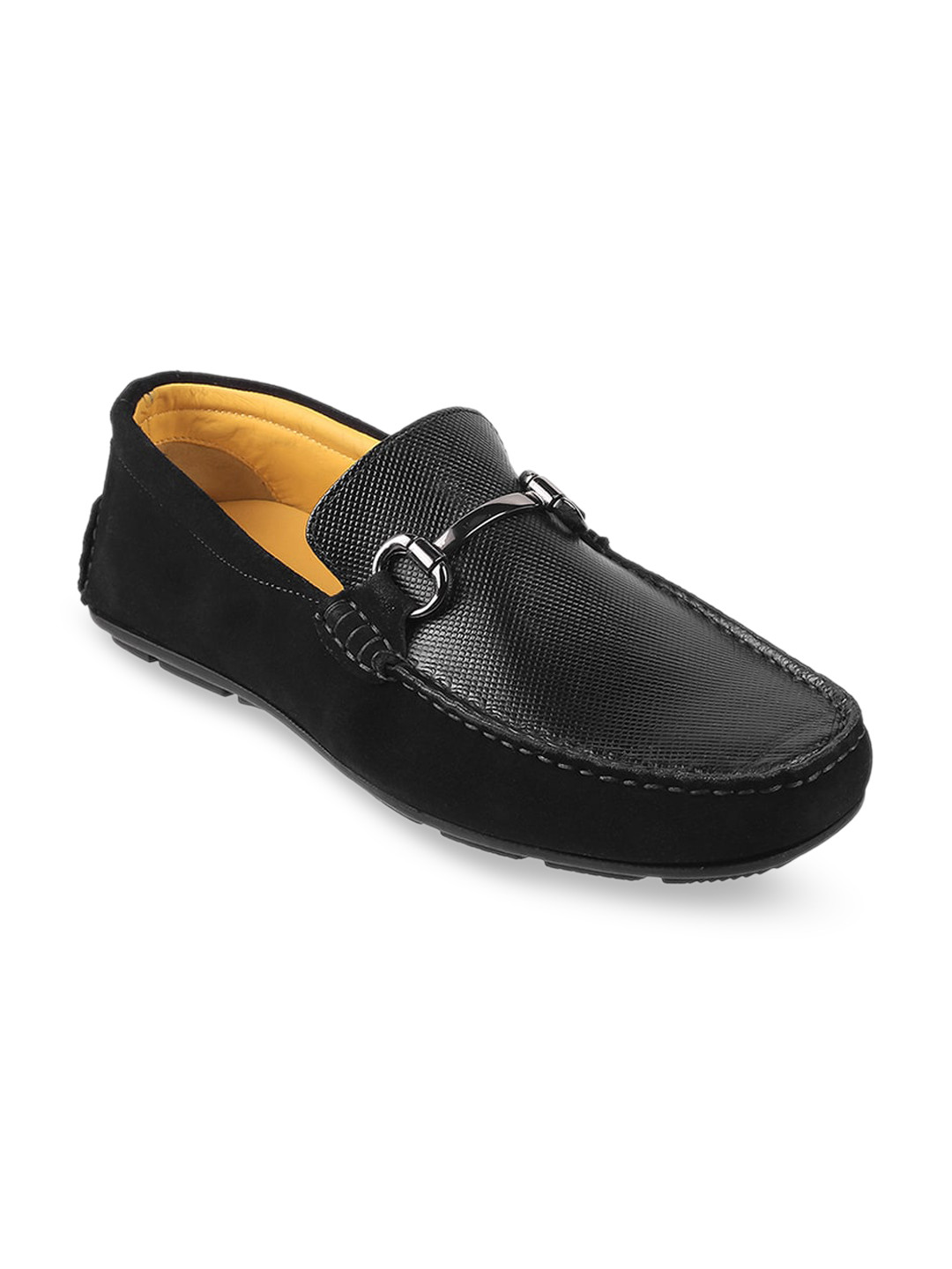 Buy J FONTINI Men Black Loafers - Casual Shoes for Men 20702814 | Myntra
