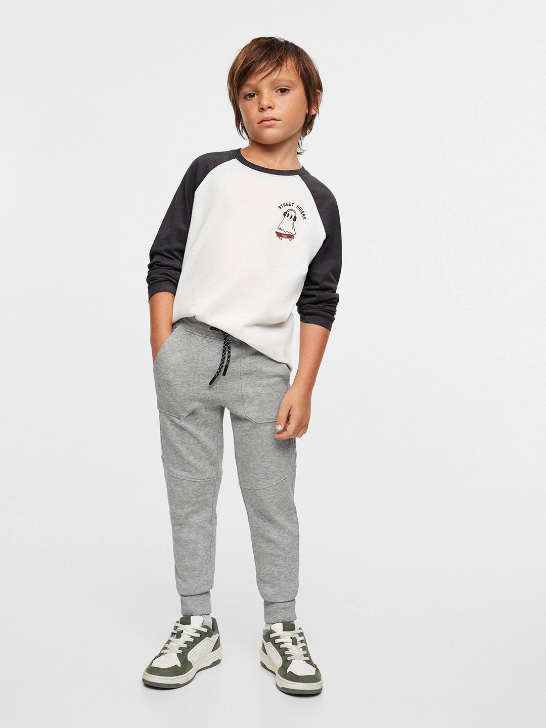 Buy Mango Kids Boys Sustainable Joggers - Track Pants for Boys 20705230 ...