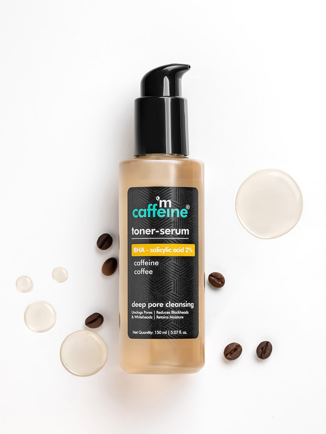 Buy MCaffeine BHA Salicylic Acid 2% & Coffee Toner Serum With Caffeine ...