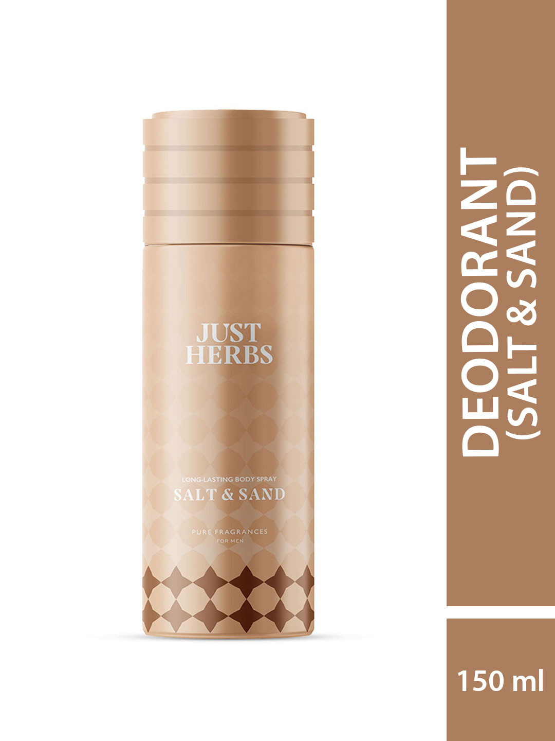 Buy Just Herbs Men Salt & Sand Long Lasting & Refreshing Body Spray 150 ...