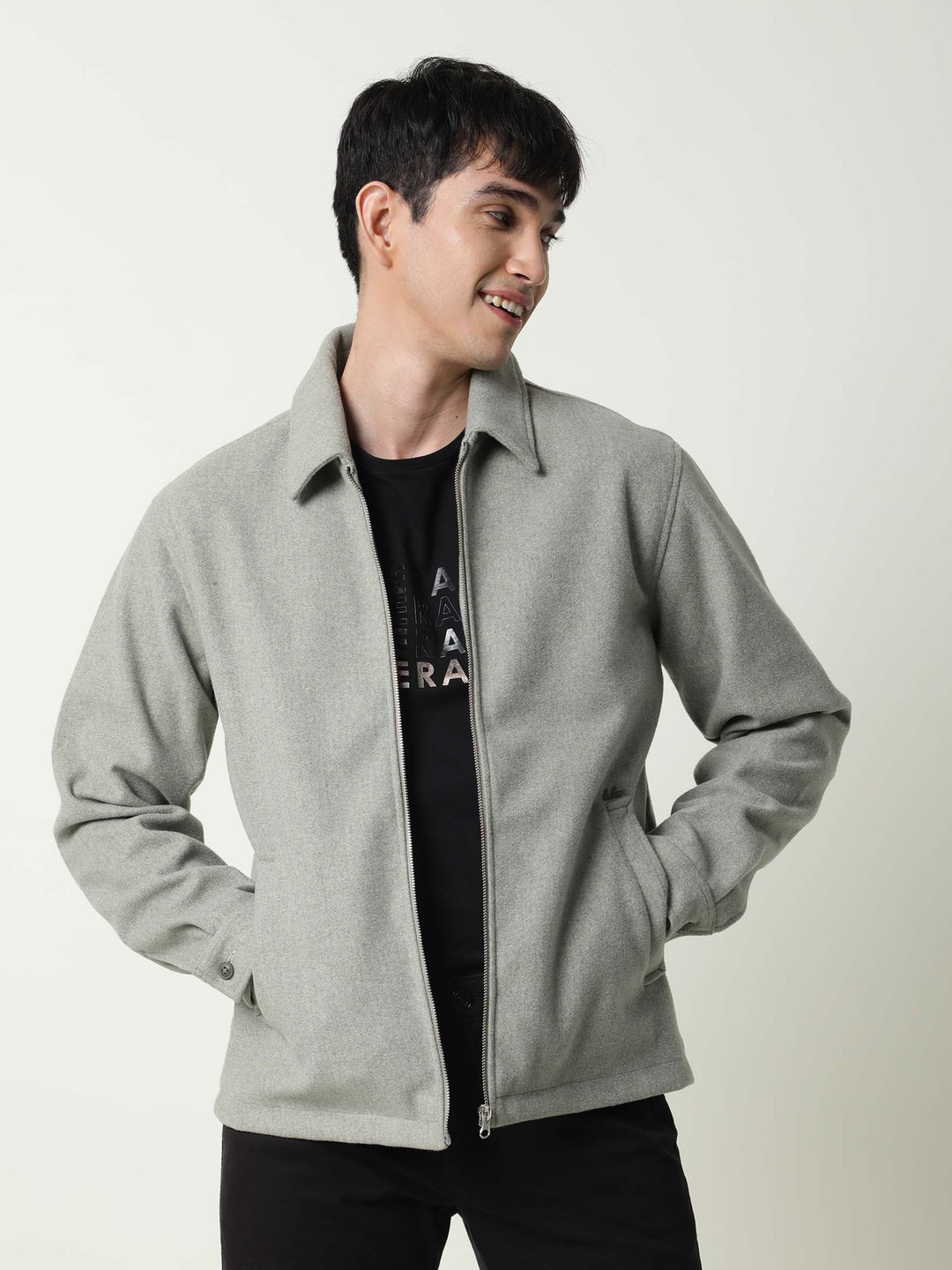 Buy RARE RABBIT Men Tweeder Tailored Fit Open Front Jacket - Jackets ...