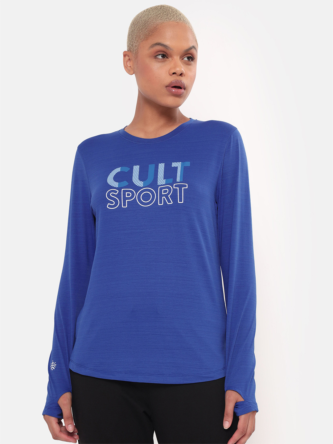 Buy CULT Women Blue Brand Logo T Shirt - Tshirts for Women 20718518 ...