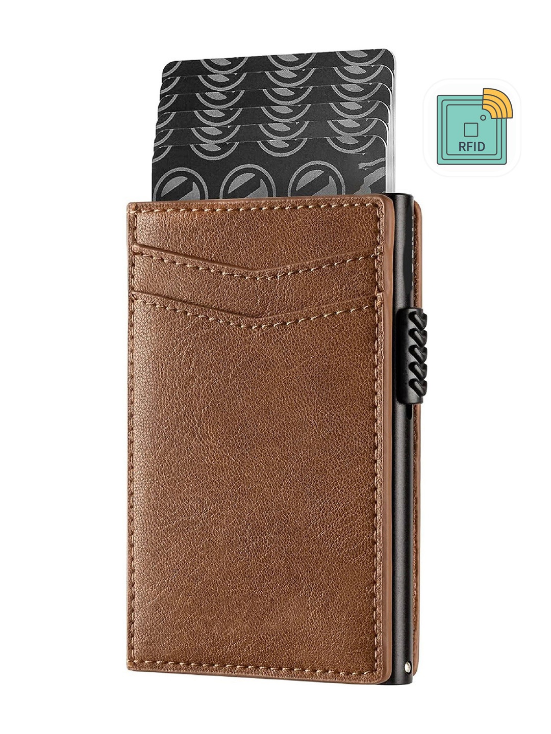 Buy VOGARD Unisex Tan Leather Card Holder - Wallets for Unisex 20721574 ...