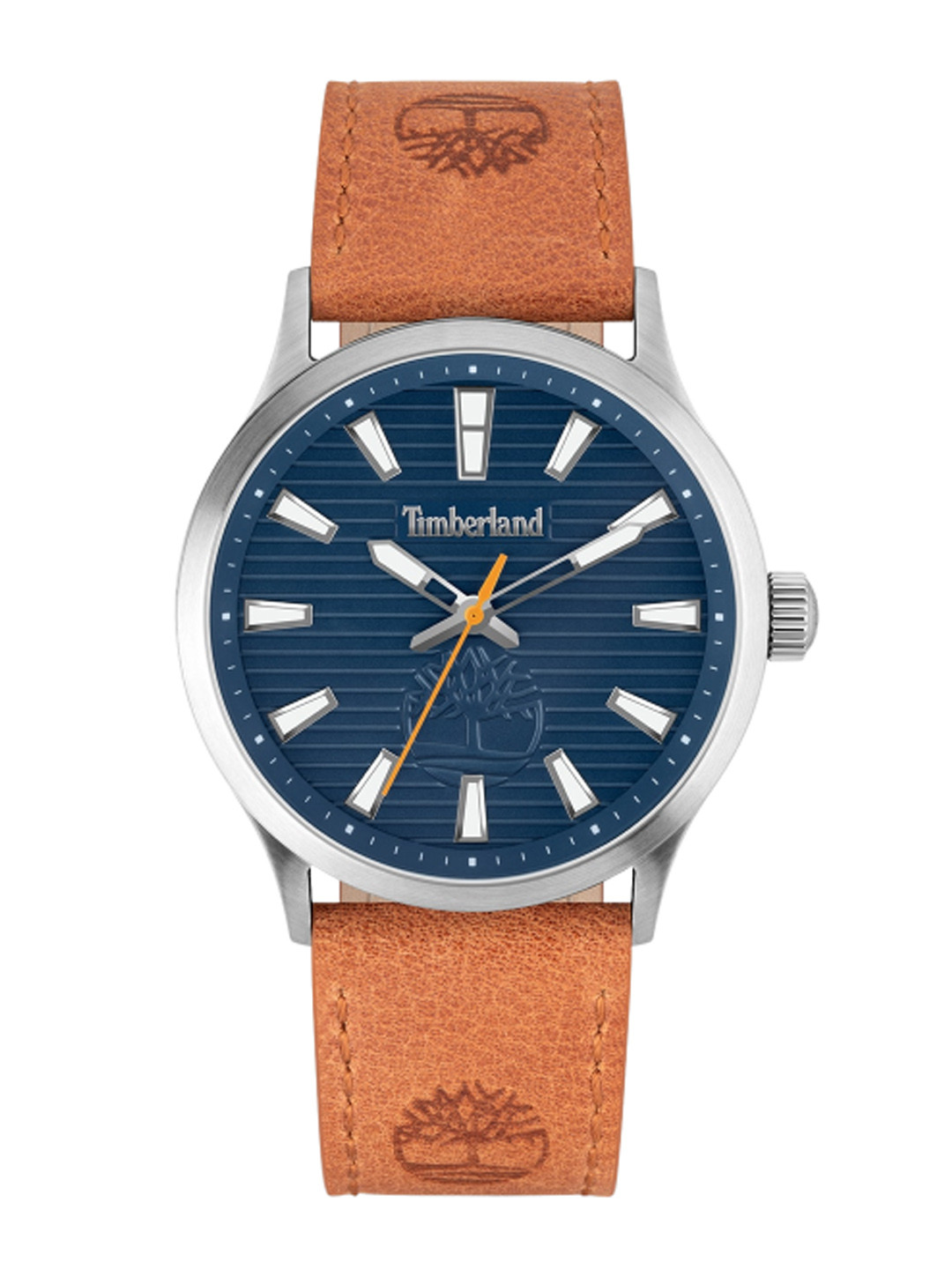 Buy Timberland Men Blue Dial & Brown Leather Strap Analogue Watch ...
