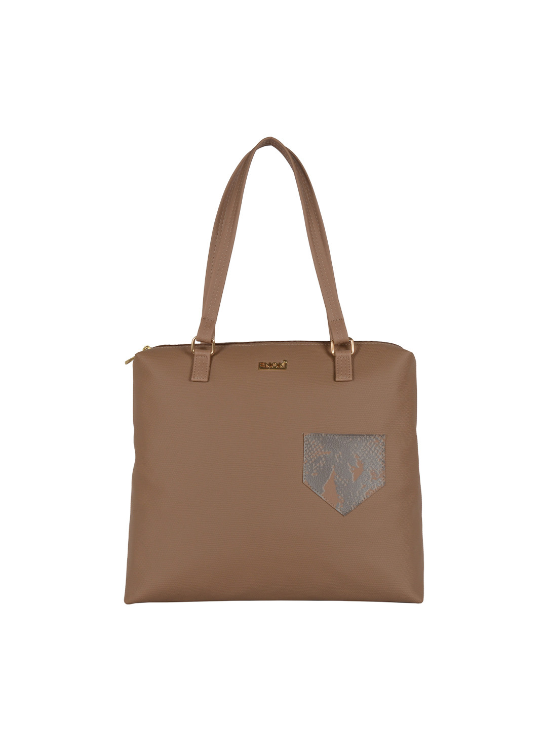 Buy ENOKI Beige Structured Shoulder Bag - Handbags for Women 20745080 ...