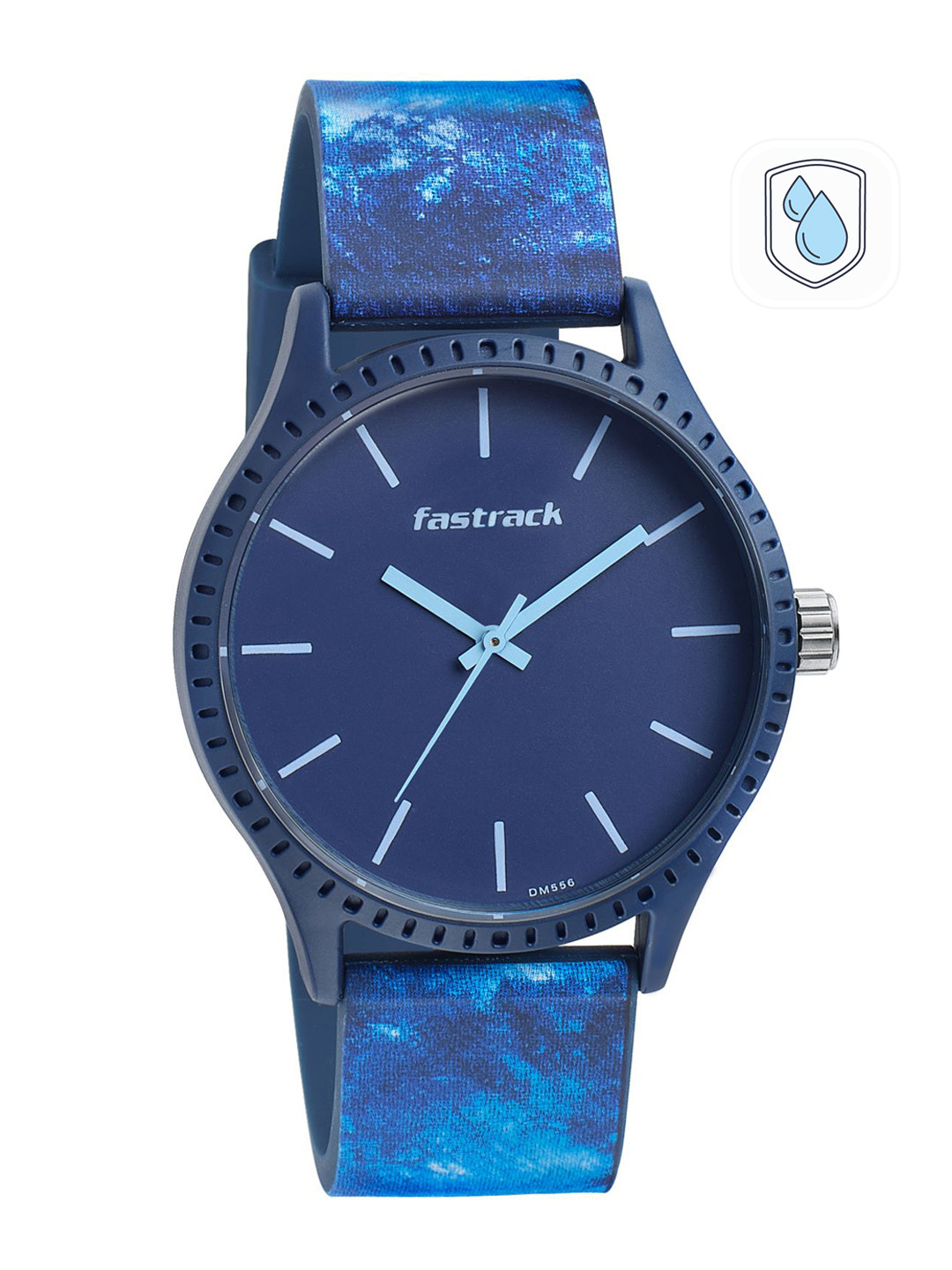 Buy Fastrack Men Blue Dial & Blue Straps Analogue Watch 38061PP09 ...