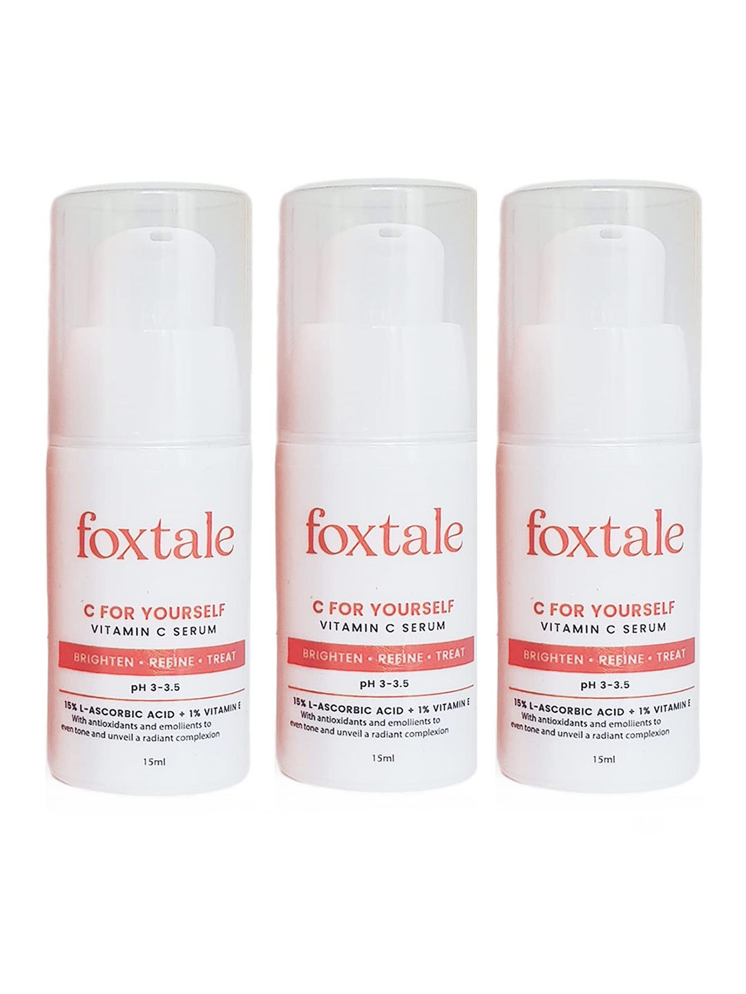 Buy FoxTale Set Of 3 Limited Edition C For Yourself Vitamin C Serum ...
