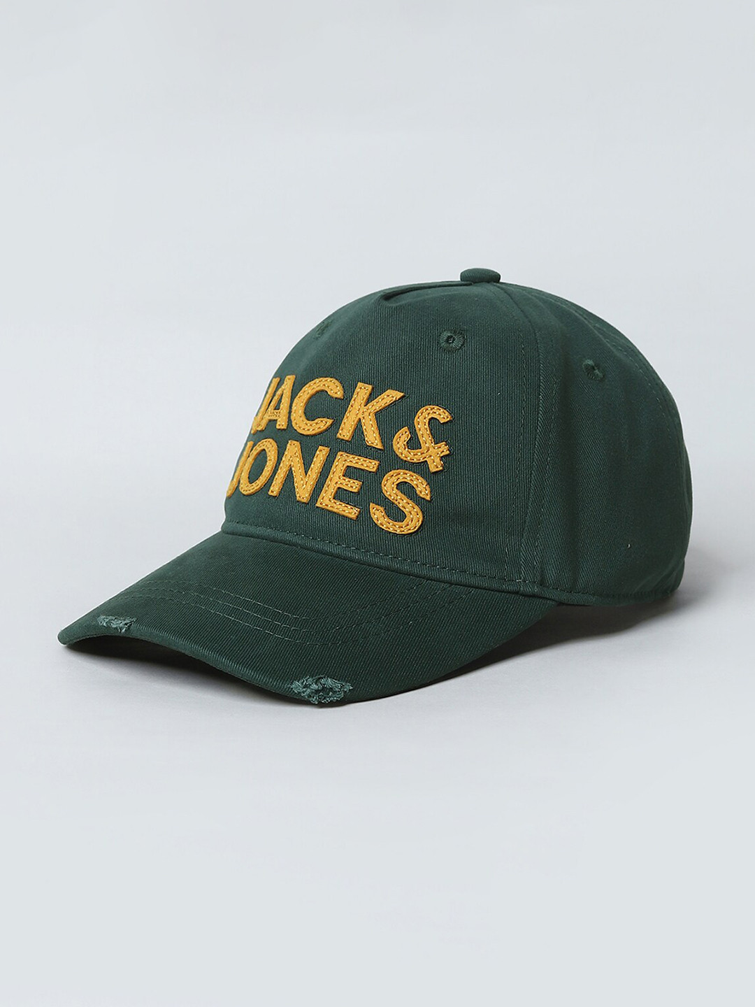 Buy Jack & Jones Junior Boys Green & Orange Embroidered Baseball Cap ...