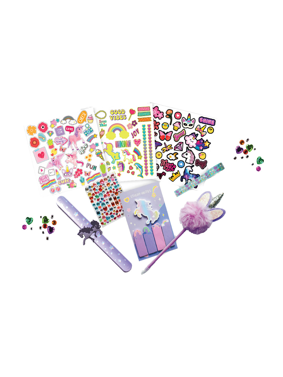 Buy Mirada Kids I Love Unicorn Stickers Art & Craft - Art And Craft for ...