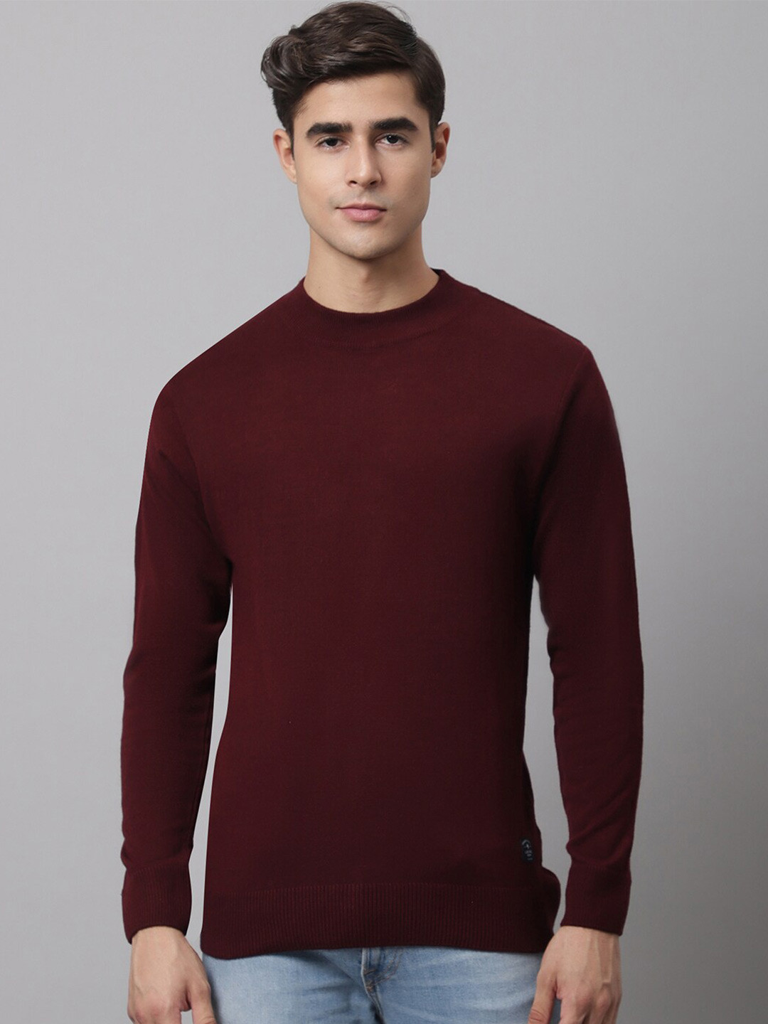 Buy Cantabil Men Maroon Pullover - Sweaters for Men 20761262 | Myntra