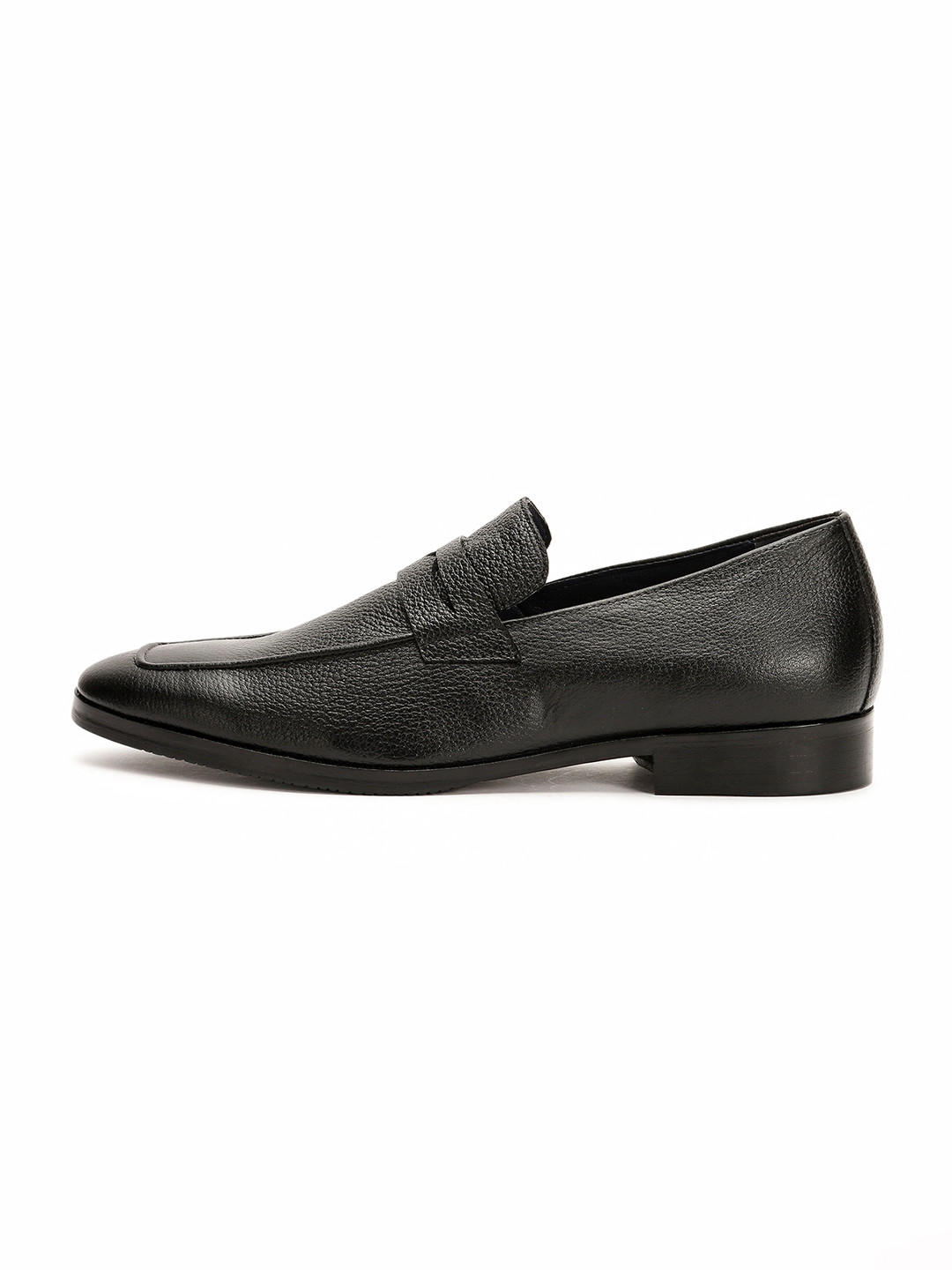 Buy RARE RABBIT Men Textured Round Toe Leather Formal Loafers - Formal ...