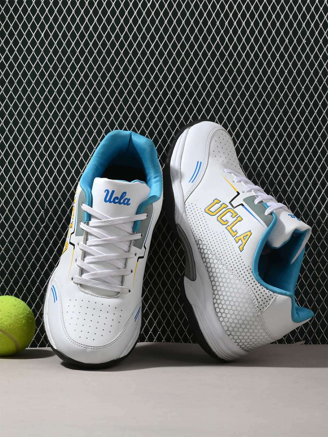 Buy UCLA Men White Non Marking Tennis Sports Shoes - Sports Shoes for ...