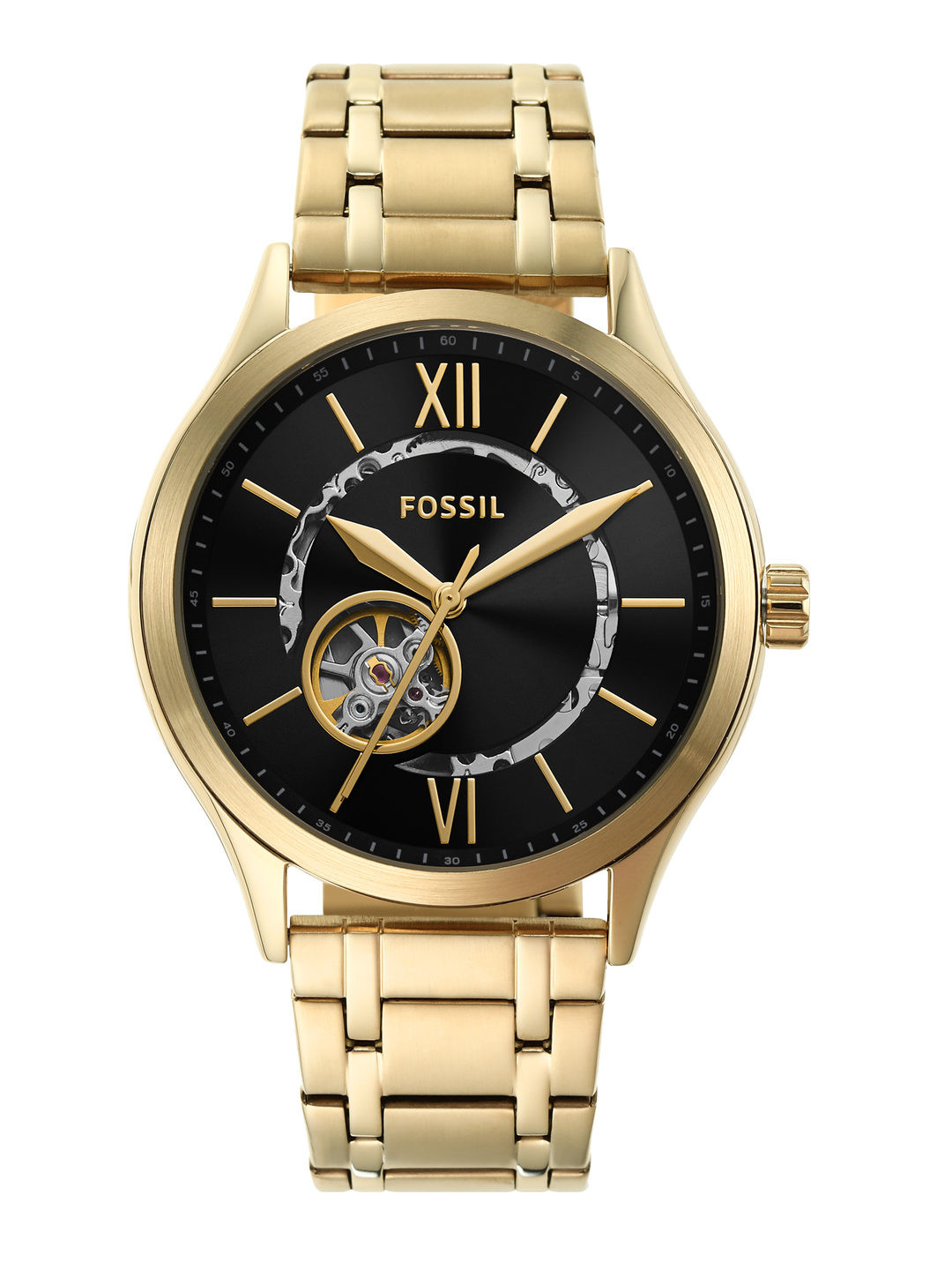 Buy Fossil Men Fenmore Automatic Motion Analogue Watch BQ2649 - Watches ...