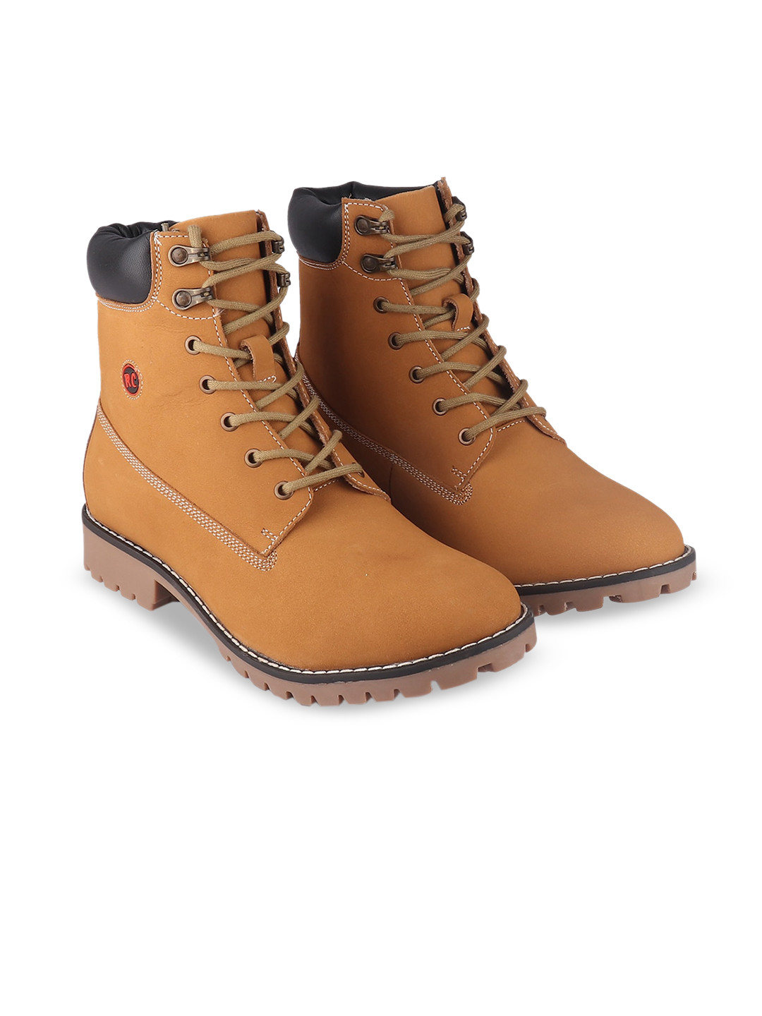 Buy Red Chief Men Rust Solid High Top Boots - Boots for Men 20773934 ...
