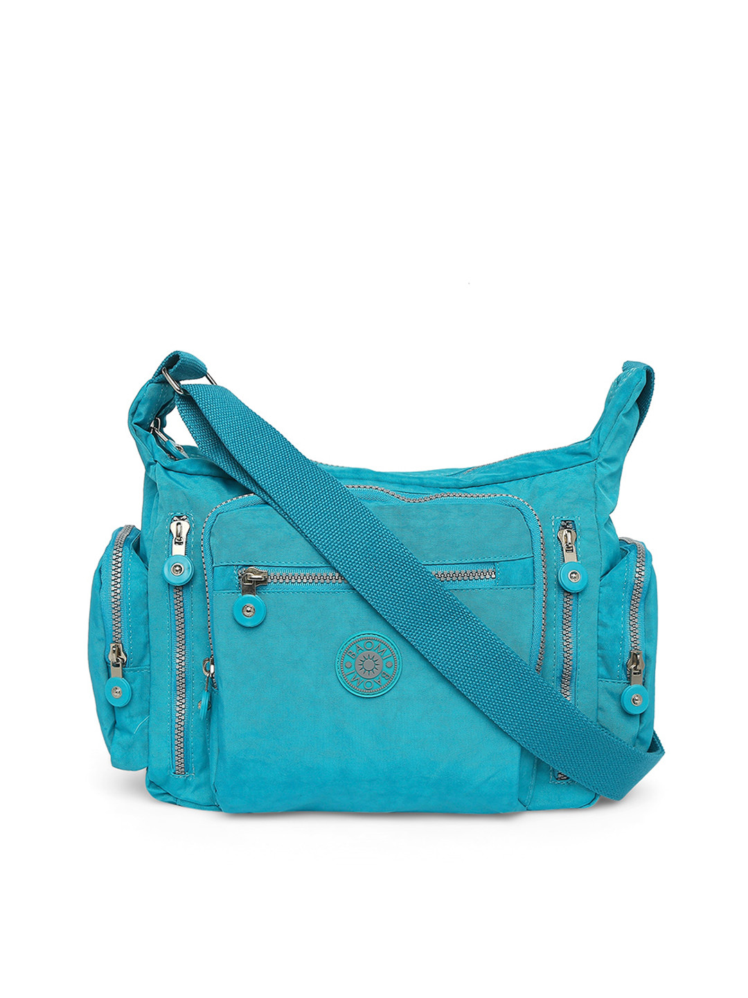 Buy BAOMI Blue Oversized Structured Sling Bag - Messenger Bag for Unisex 20774784 | Myntra