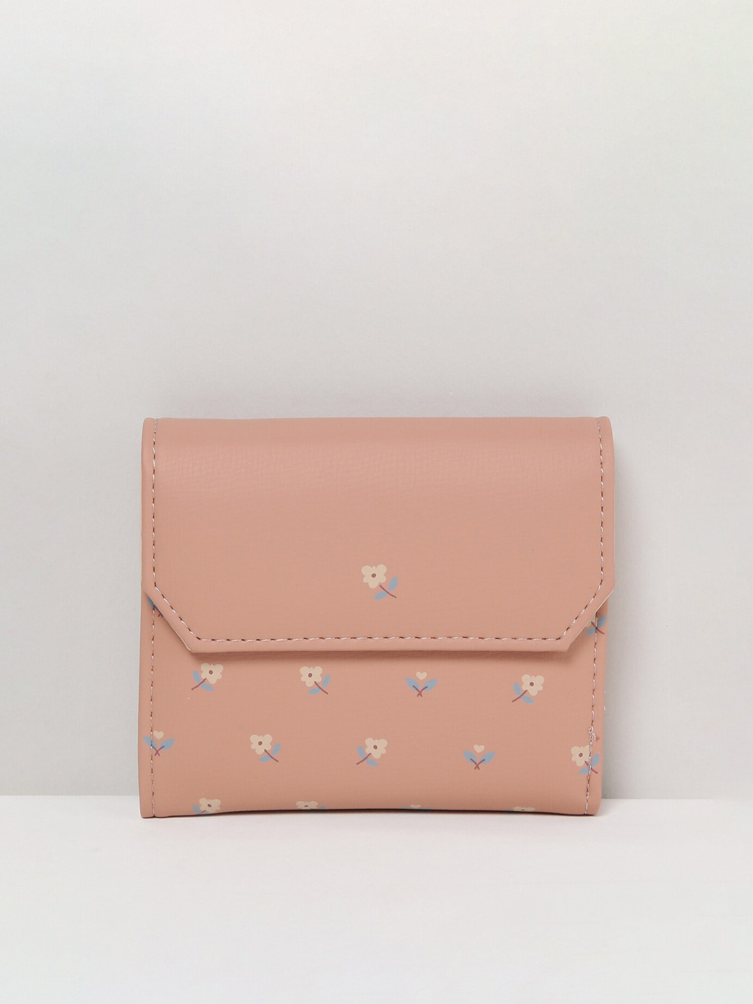 Buy Max Women Nude Coloured Floral Printed Envelope - Wallets for Women ...