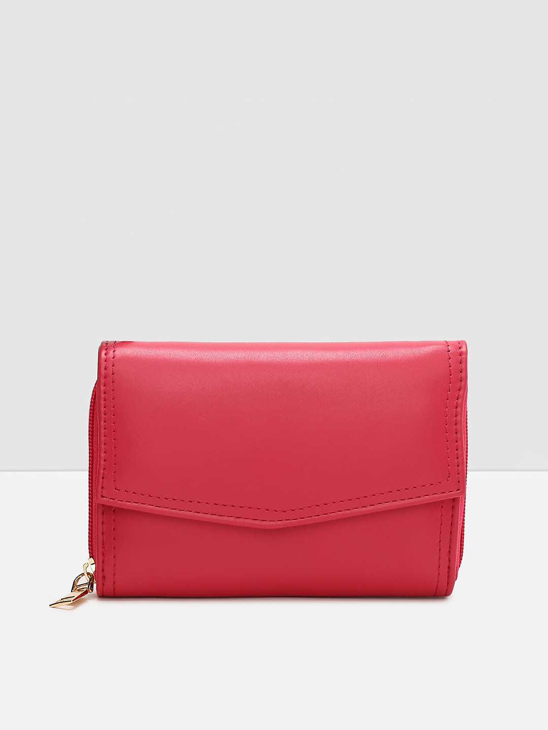 Buy Max Women Pink Zip Around Wallet - Wallets for Women 20779612 | Myntra