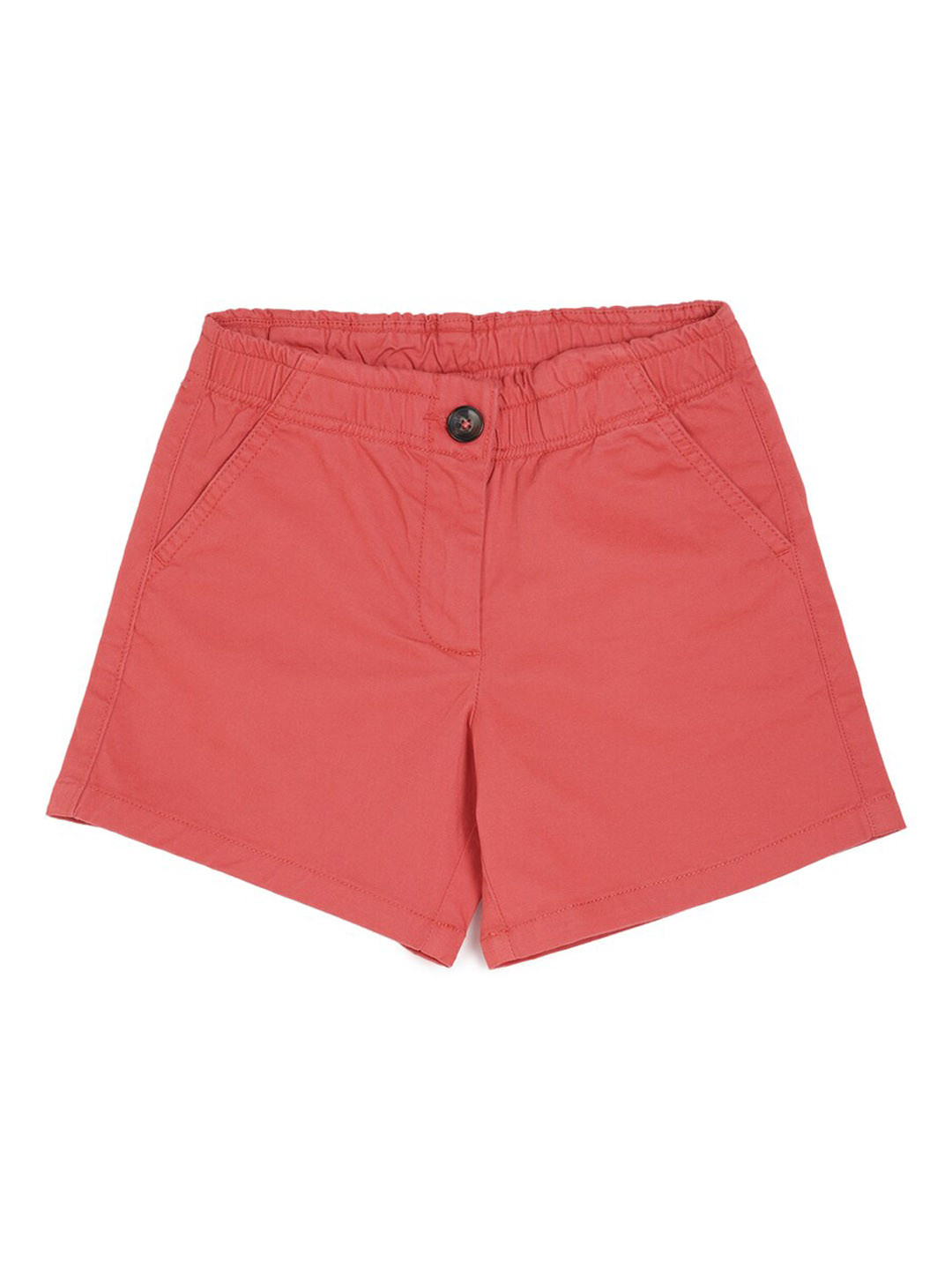 Buy Peter England Girls Red Cotton Shorts - Shorts for Girls 20780322 ...