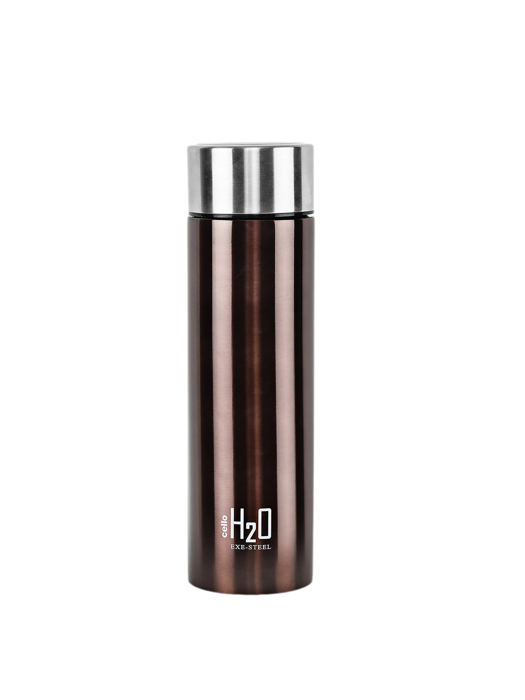 Buy Cello H2O Set Of 1 Exe Brown Stainless Steel Water Bottle 1 L ...