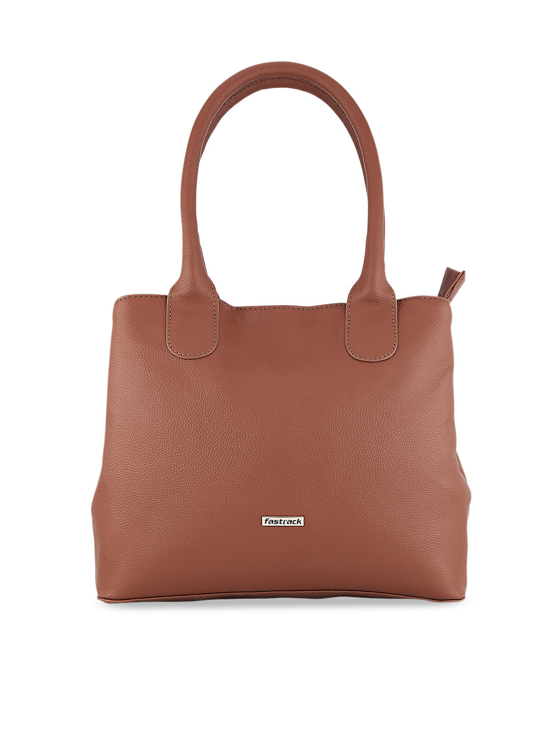 Buy Fastrack Brown Textured PU Shopper Shoulder Bag - Handbags for ...