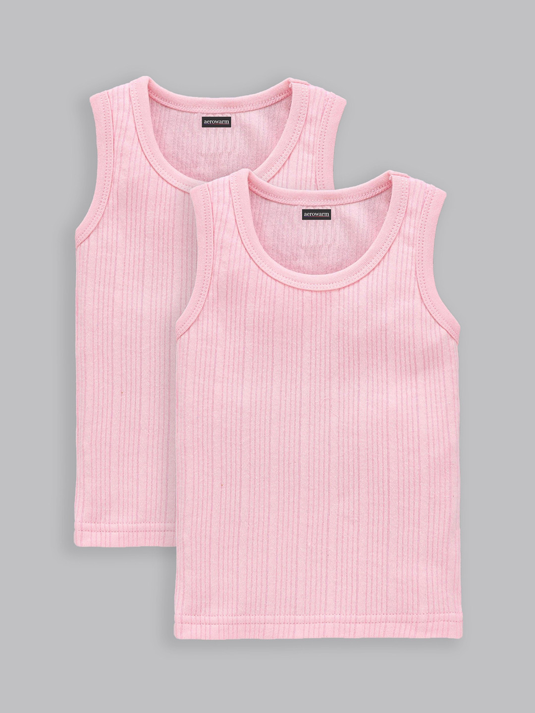 Buy Aerowarm Kids Pack Of 2 Self Striped Thermal Tops - Thermal Tops ...