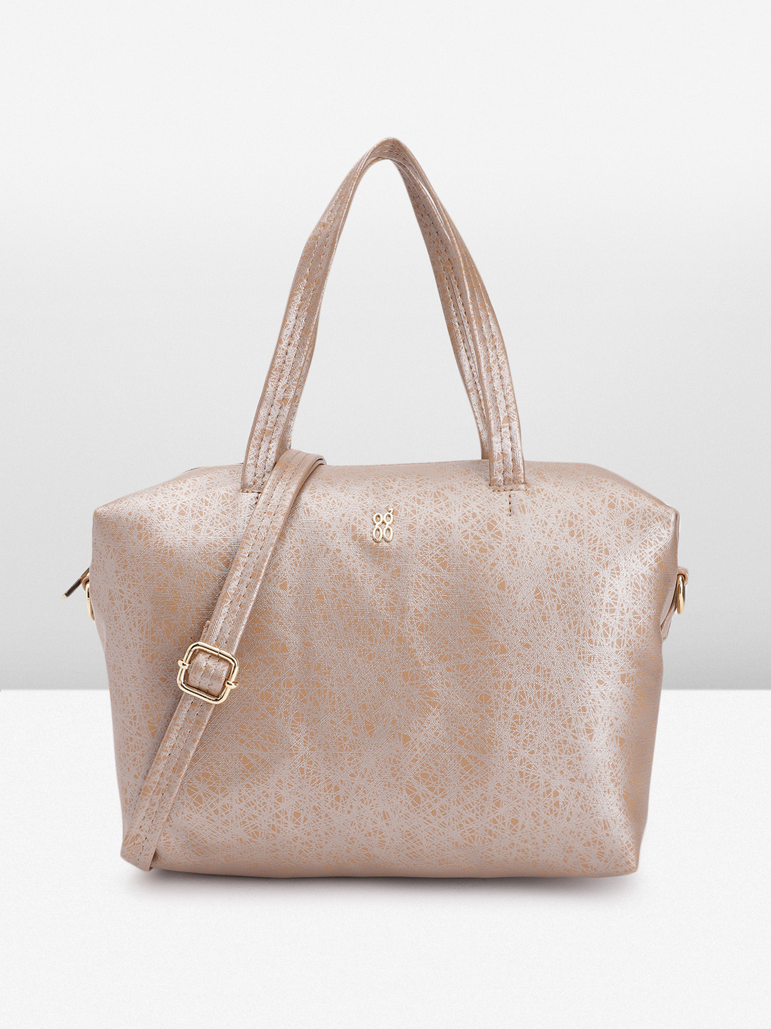 Buy Baggit Abstract Print PU Regular Structured Duffle Handheld Bag ...