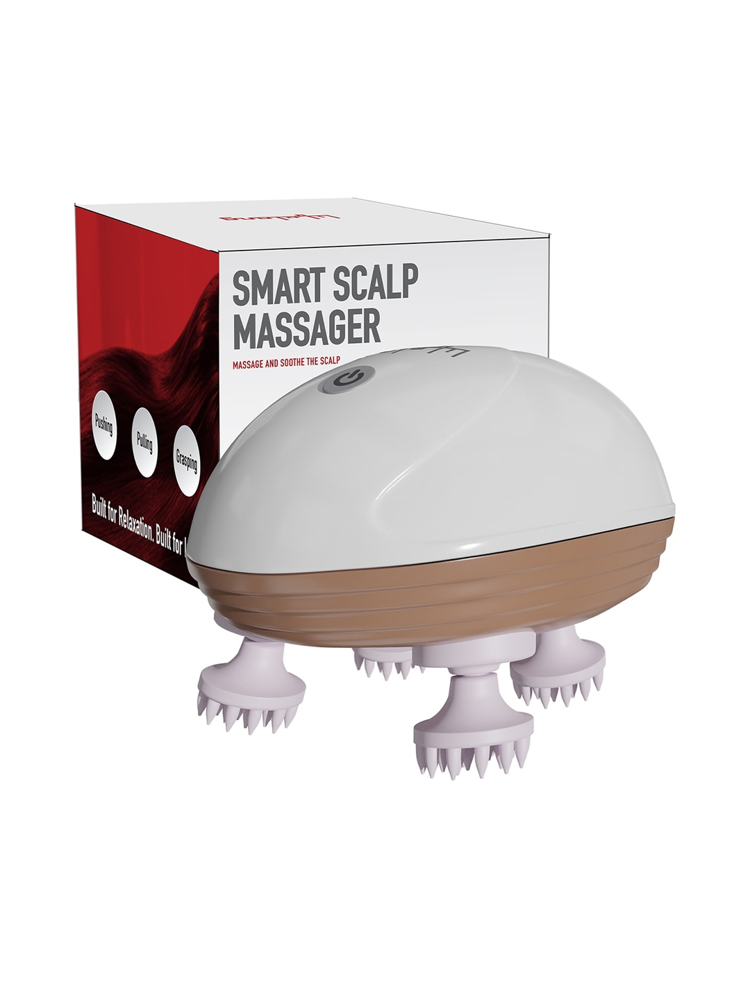 Buy Lifelong Llm594 Hair Scalp Rechargeable Electric Head Kneading Massager Beige Cleansing