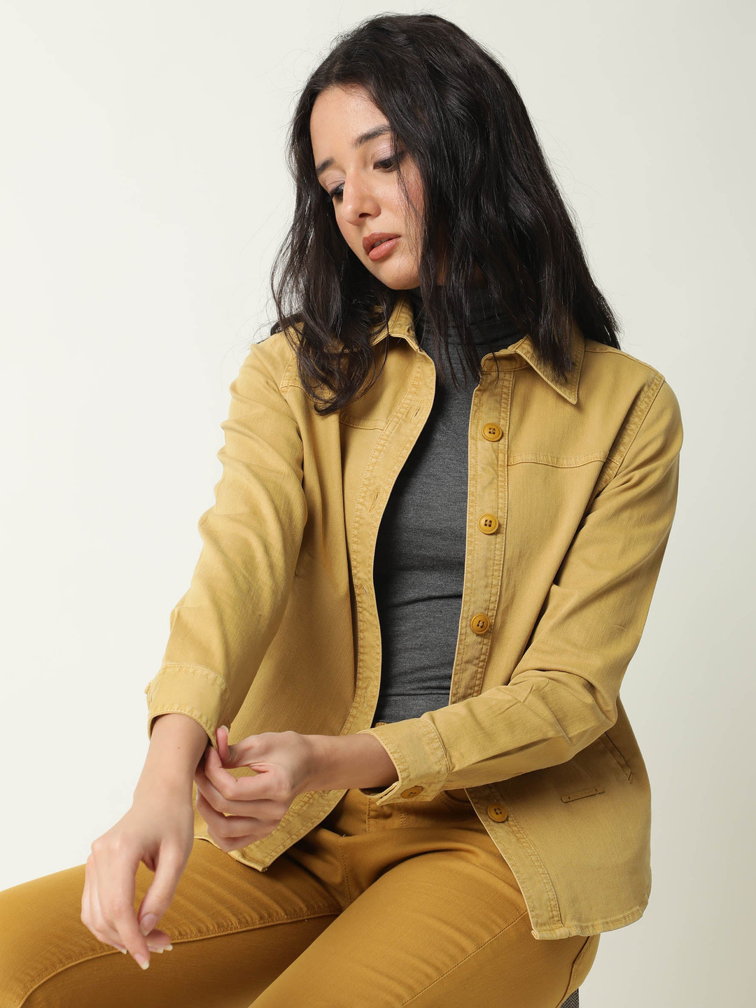 Buy RAREISM Women Mustard Tailored Jacket - Jackets for Women 20798980 ...