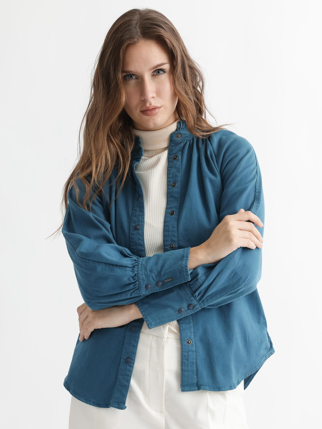 Buy RAREISM Women Teal Tailored Jacket - Jackets for Women 20798990 ...