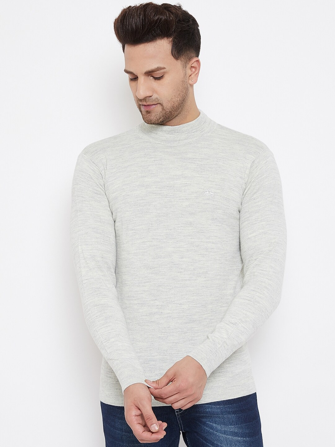 Buy 98 Degree North Men Grey Pullover - Sweaters for Men 20803494 | Myntra