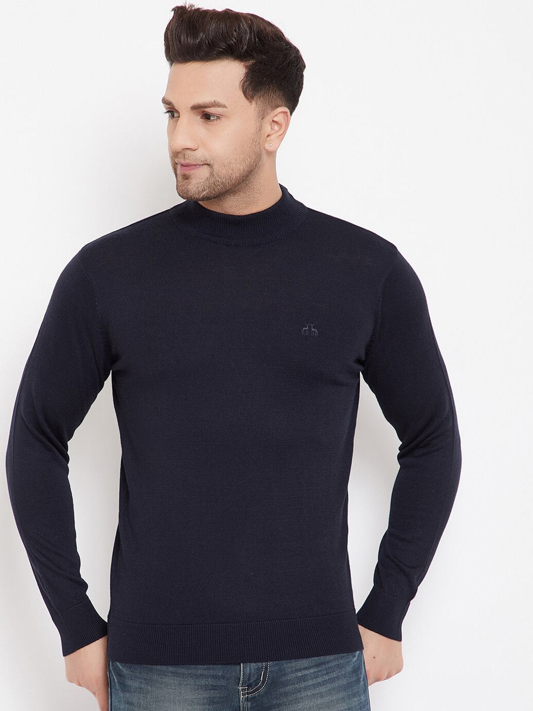Buy 98 Degree North Men Navy Blue Pullover - Sweaters for Men 20803496 ...