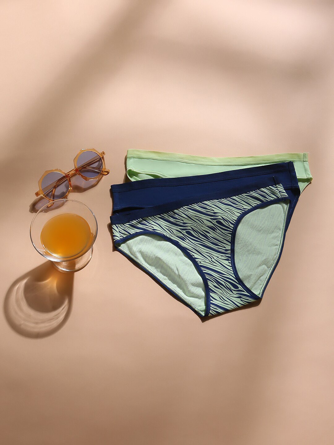 Buy Vero Moda X Intimates Women Pack Of 3 Bikini Briefs - Briefs for ...