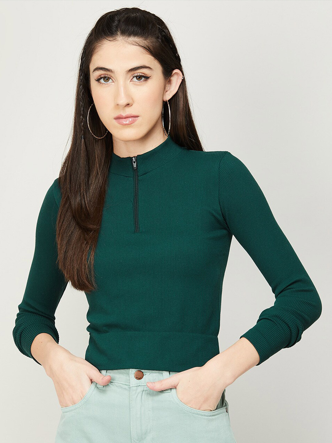 Buy Ginger By Lifestyle Fitted Top - Tops for Women 20815742 | Myntra