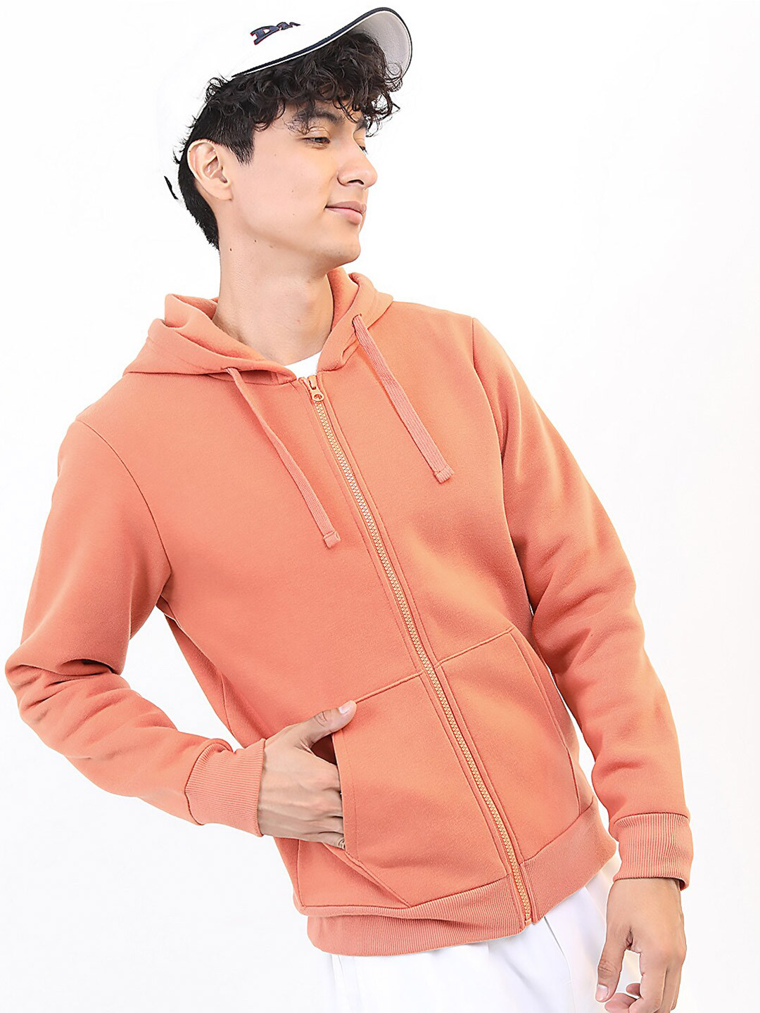 Buy HIGHLANDER Men Pink Hooded Pullover Sweatshirt - Sweatshirts for ...