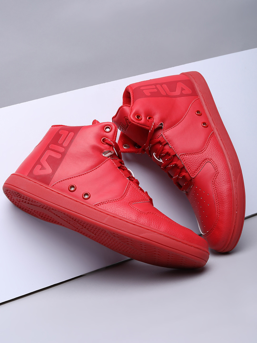 Buy FILA Women Red Lace Ups Sneakers - Casual Shoes for Women 20818366 ...
