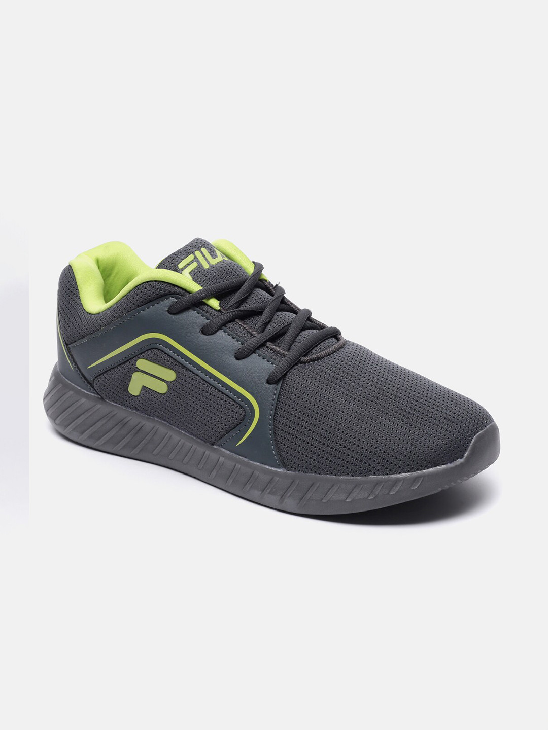 Buy FILA Men Grey Running Non Marking Sport Bapore Shoes - Sports Shoes ...