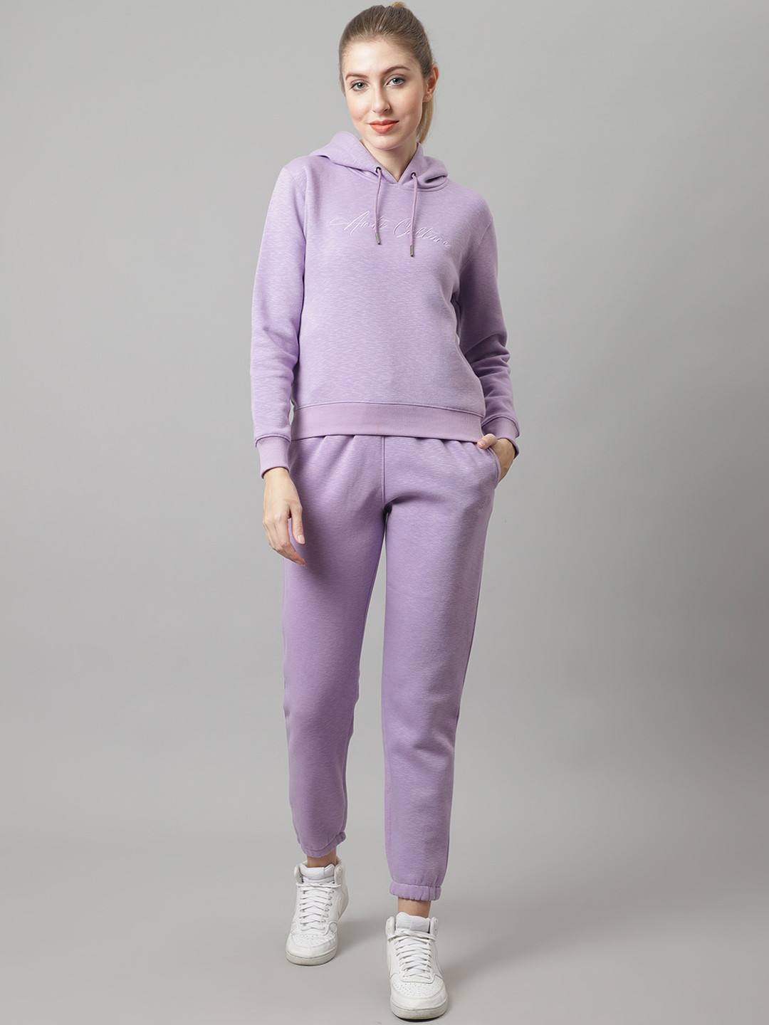 Buy ANTI CULTURE Women Lavender Solid Tracksuits - Tracksuits for Women ...