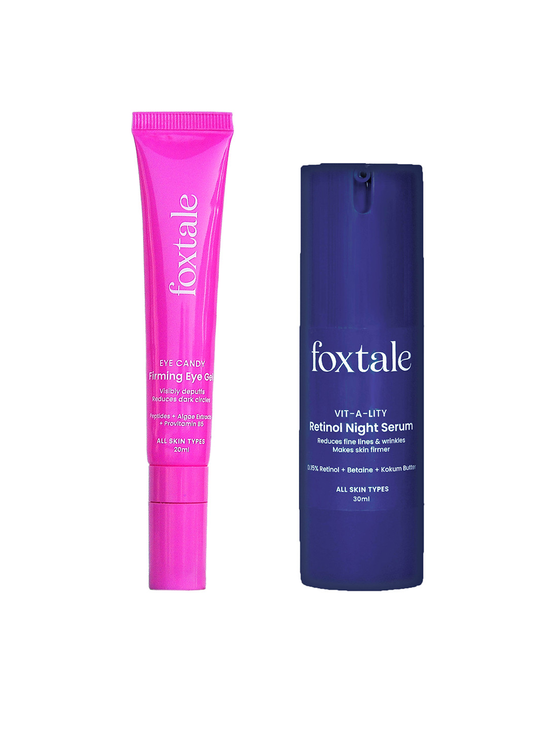 Buy FoxTale Fine Line Reduction Duo Firming Eye Gel 20ml + Retinol ...