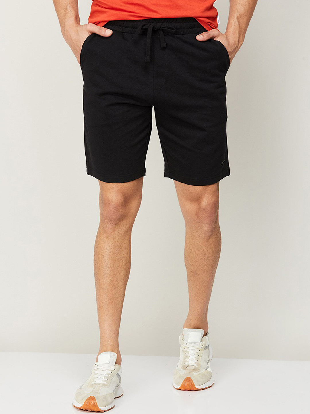 Buy Fame Forever By Lifestyle Men Black Cotton Sports Shorts - Shorts ...